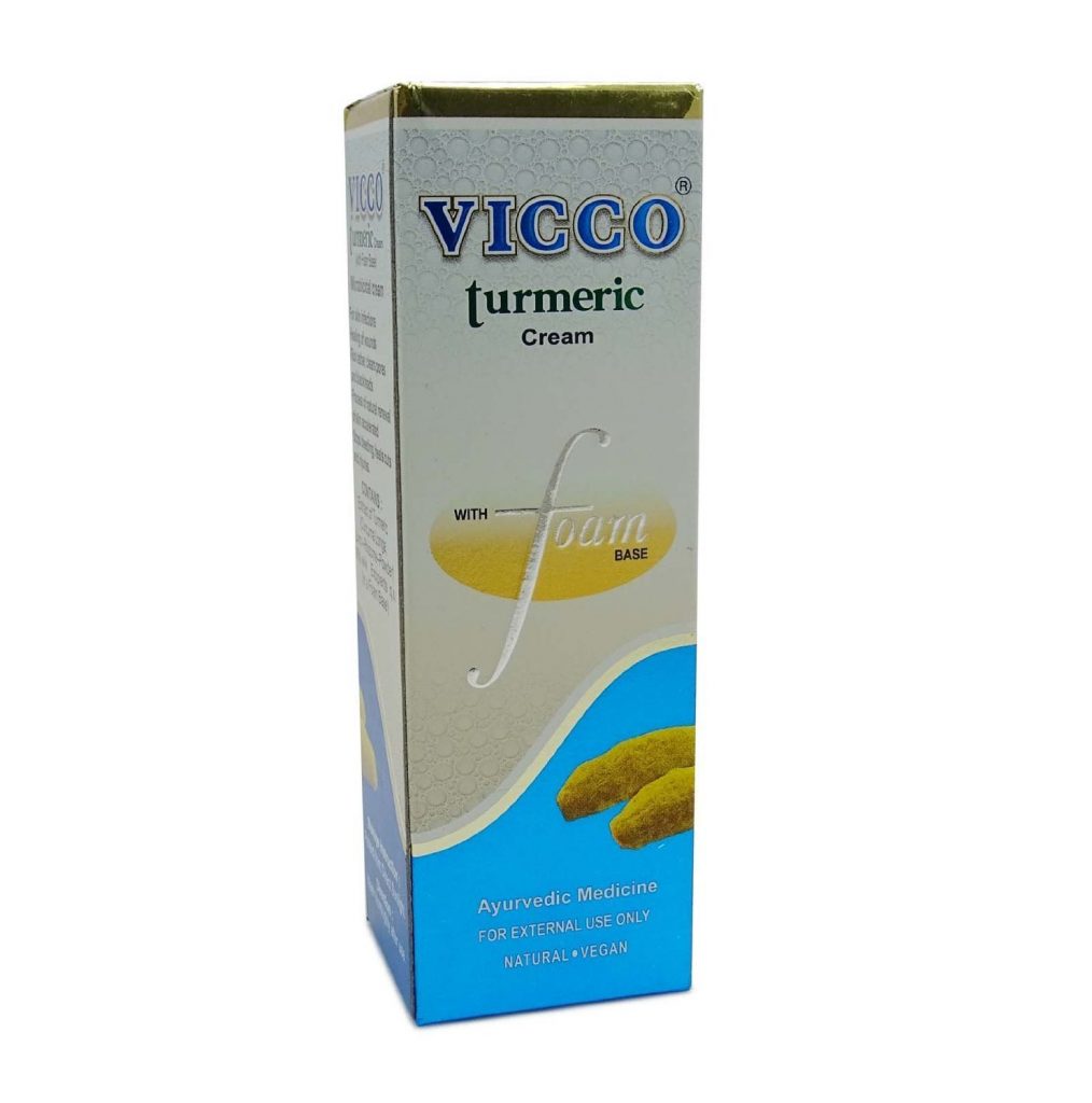 Vicco Turmeric Skin Cream With Foam Base Face Wash-15 Gr – Greenbay ...
